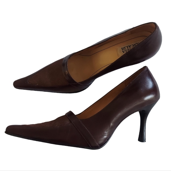 Patrizia Pancaldi | Shoes | Vintage Patrizia Pancaldi Leather Brown ...